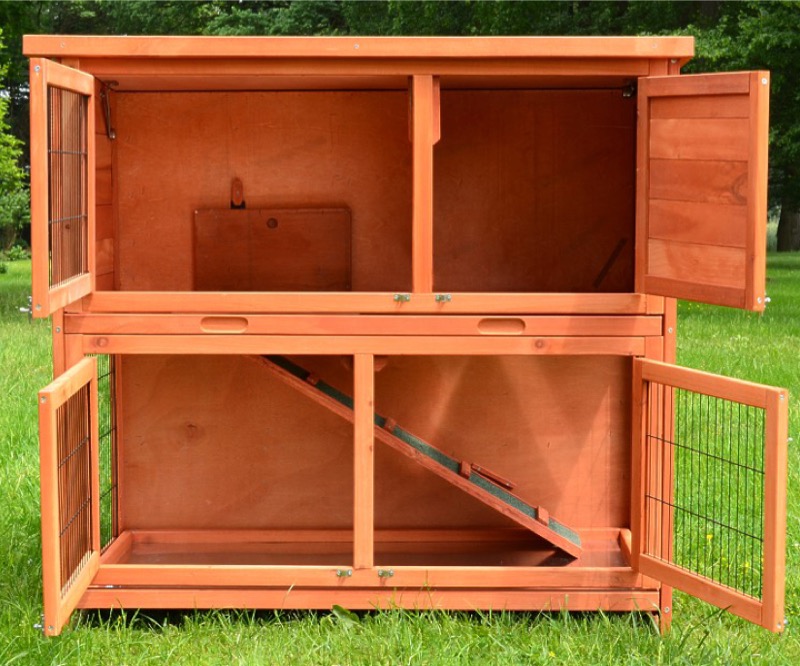 Kaninbur Model Molly XL 2 etagers bur med god plads - e-home.dk