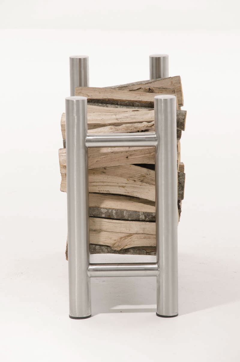 Brændereol Model Medya rund Rustfri Stål 30x80x60 · e-home