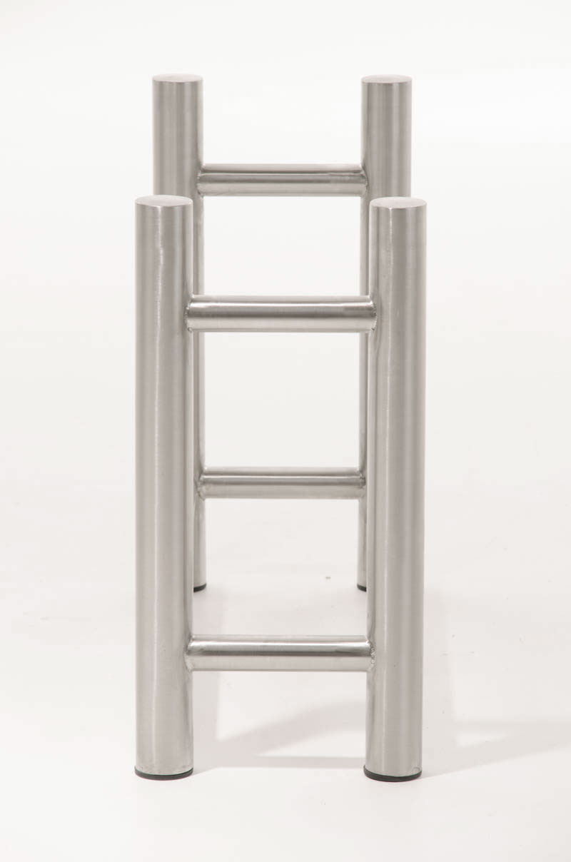 Brændereol Model Medya rund Rustfri Stål 30x80x60 · e-home