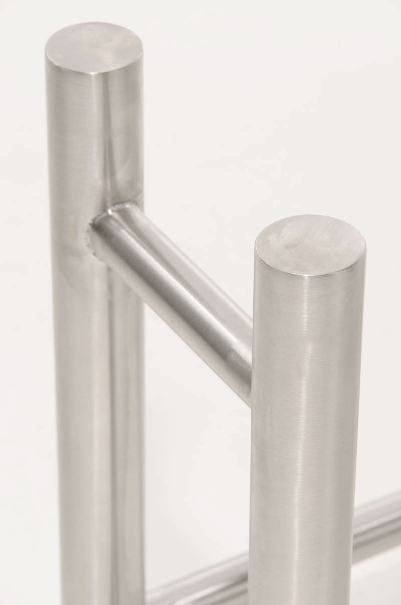 Brændereol Model Medya rund Rustfri Stål 30x80x80 · e-home