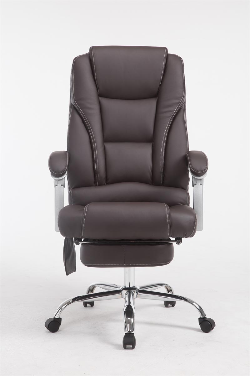 Kontorstol Pacific - Massage - Kunstlæder - Brun · e-home