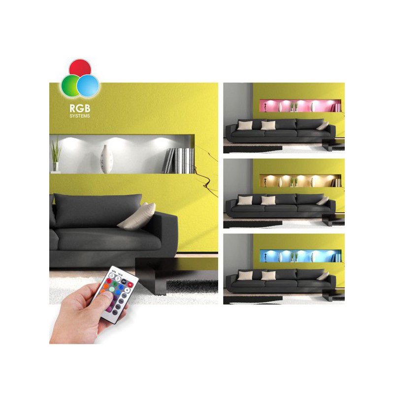 SQUARE RGB LED 2W · e-home