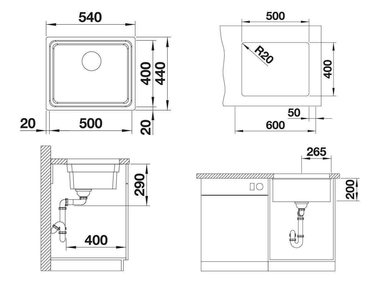 BLANCO ETAGON 500-U UXI 521841 · e-home